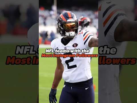 NFL teams with the most Instagram followers 