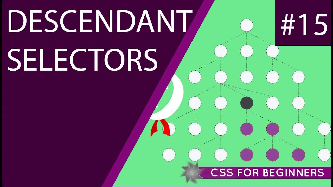 CSS Tutorial For Beginners 15 - Descendant Selectors