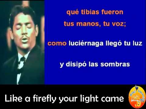 Javier Solis "Sombras" Karaoke + Spanish Vocals + English Translation