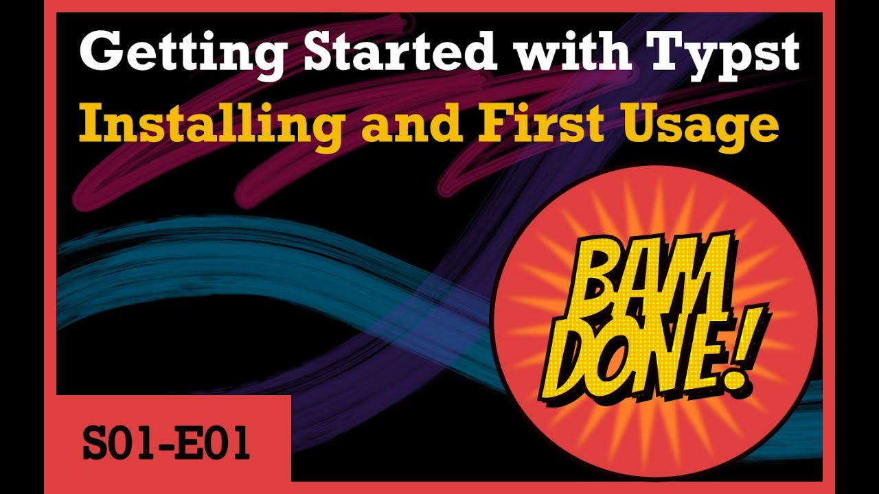Getting Started with Typst - Installing and First Usage (S01E01)