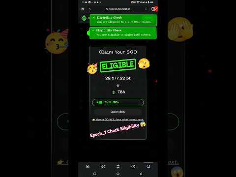 "🚀 #nodego  Epoch1 Allocation Check – #airdrop2025  Incoming! 💸" #shorts #tricks