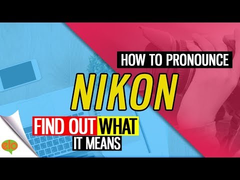 How To Pronounce Nikon (Japanese Official)