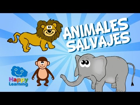 Wild Animals for Children | Learn Spanish