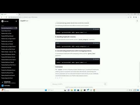 python pandas concat dataframes