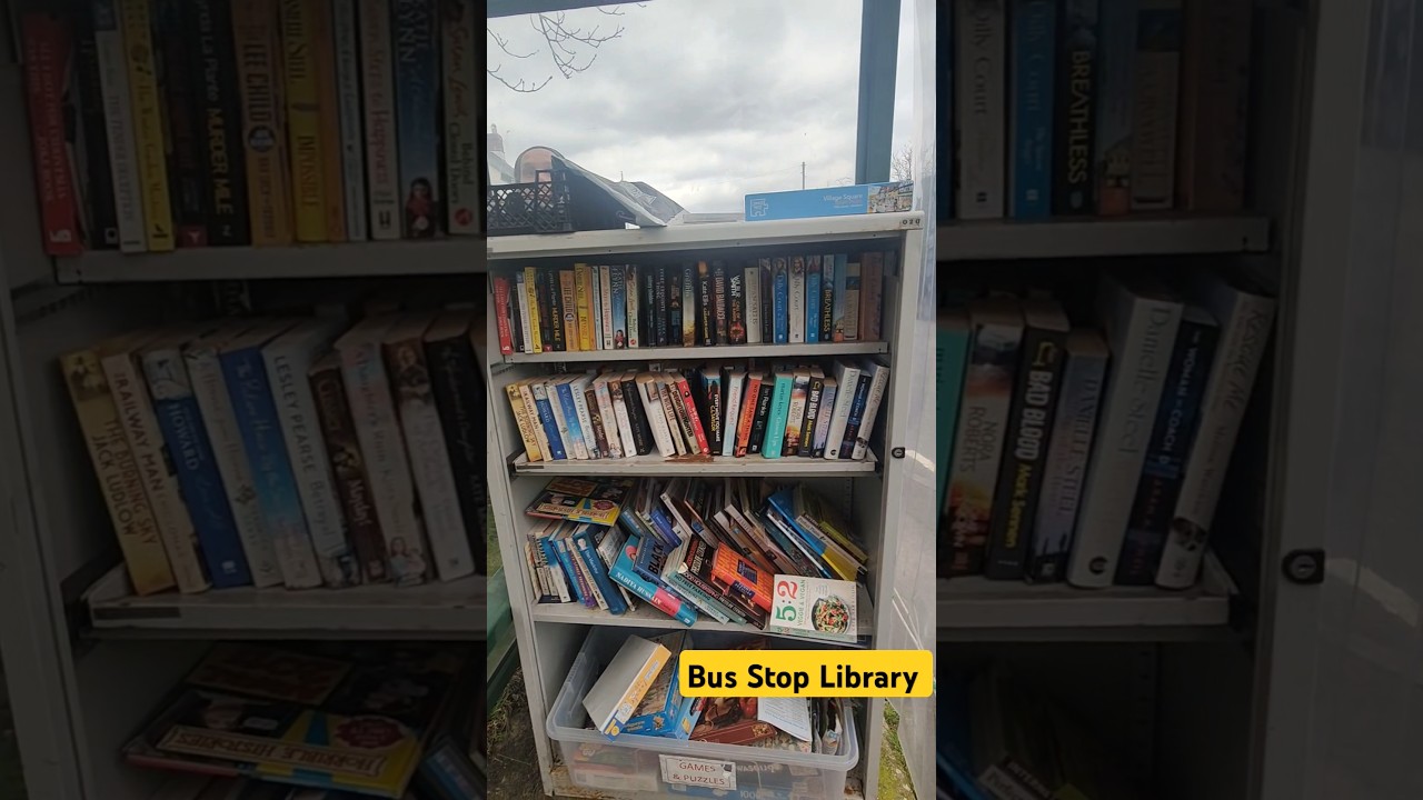 #books #library #busstop