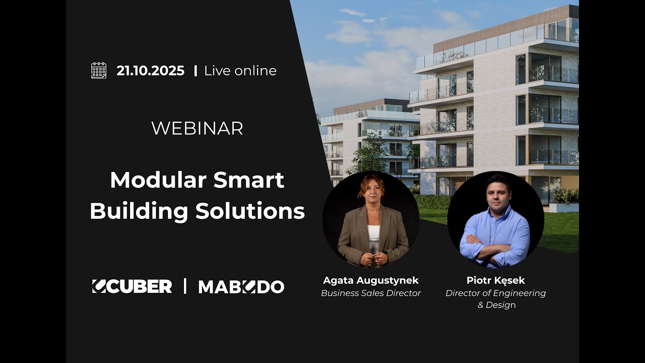 Modular Smart Building Solutions - webinar UCUBER
