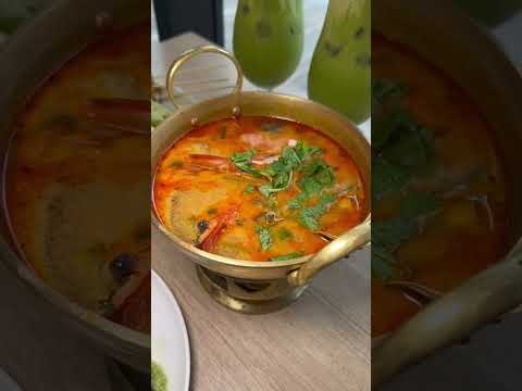 Tom yum soup at Saveur Thai #shorts