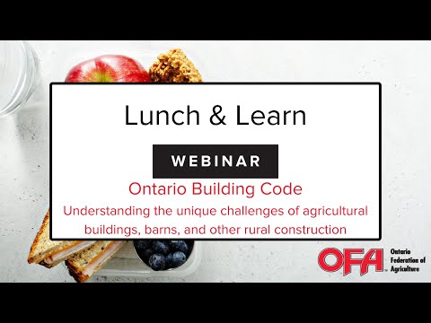 OFA Lunch and Learn - Ontario Building Code