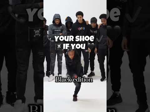 Your shoe if you black edition #drip #yourfootwear #shoes #dripcheck #yourshoe #sturdy #shoedrip