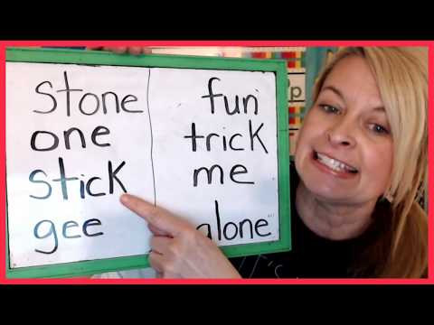 Rhyming Words Lesson Part 2