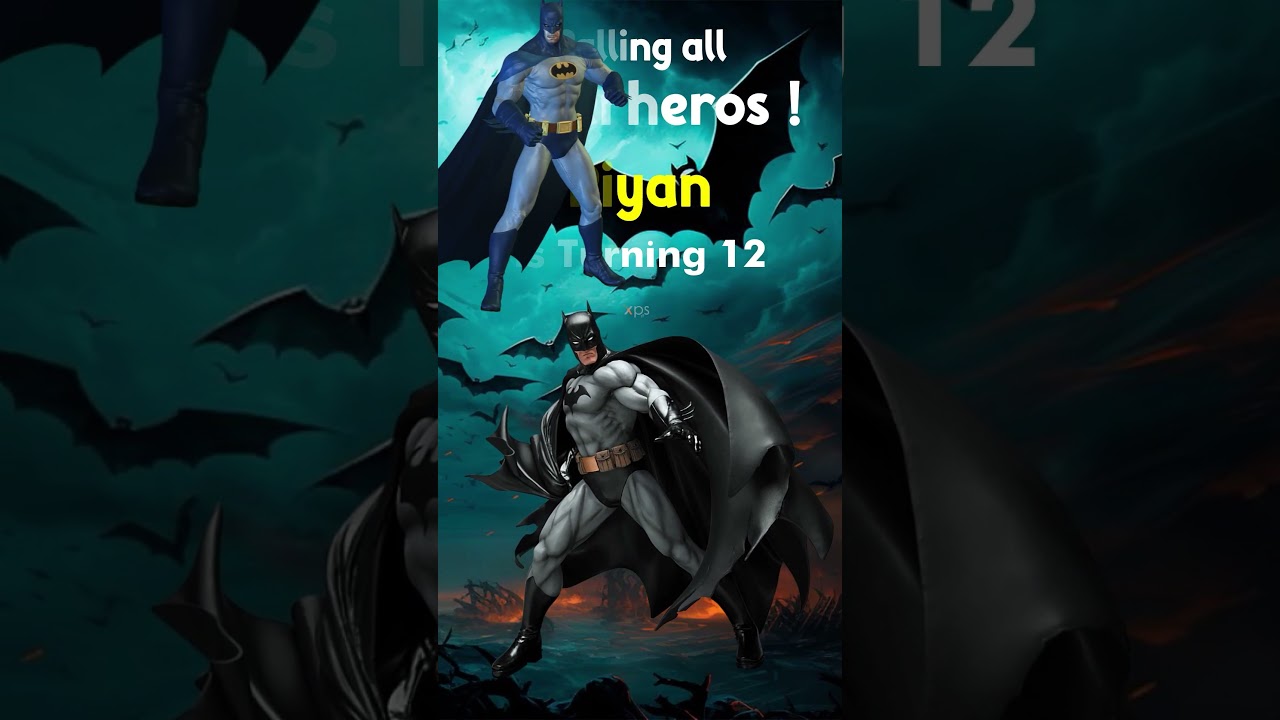 Batman Birthday Party Invitation