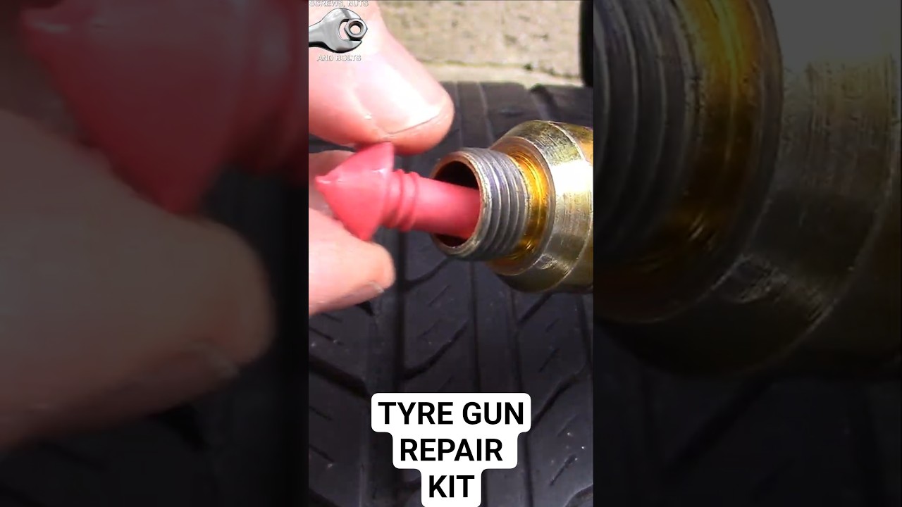 Tyre Plug Gun Repair Kit Tutorial - With Internal Views #tyrerepair #tirerepair #tireplug