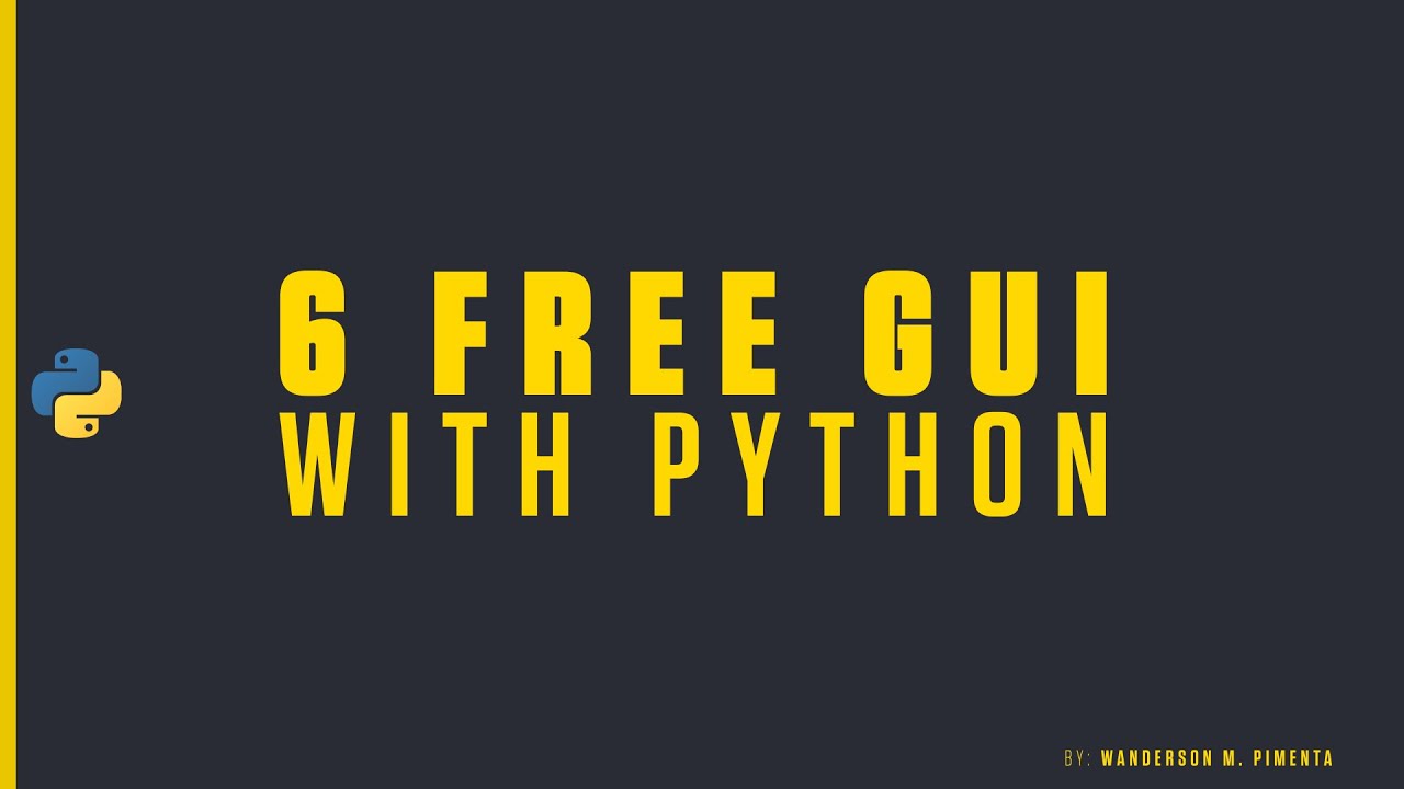 6 FREE PYTHON GUI ON GITHUB FOR DOWNLOAD - Thanks to the 15,000+ channel subscribers! ❤️
