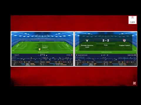 cagliari lazio---verona-roma | Telecronaca Dazn e grafica