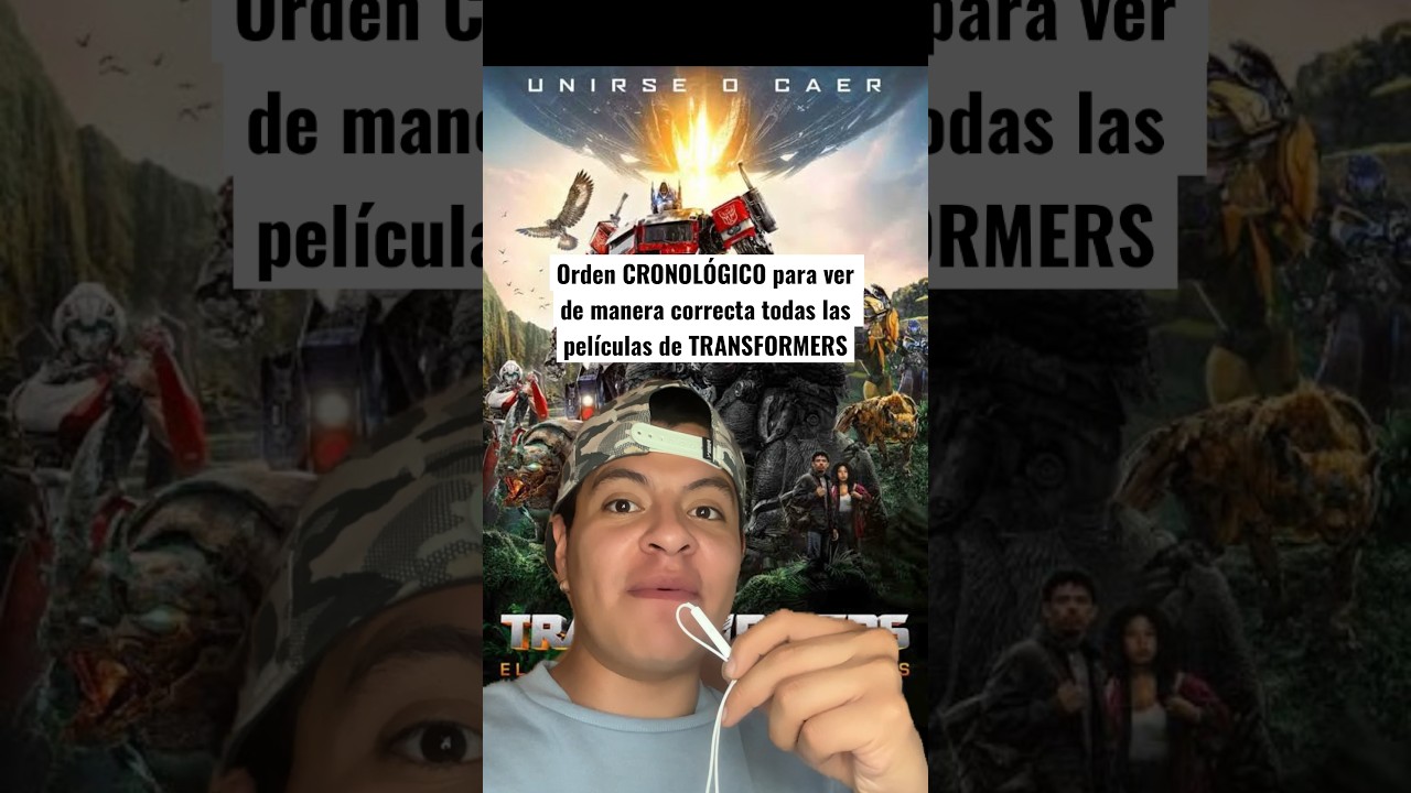 Orden CRONOLÓGICO para ver las películas Transformers #shortvideo