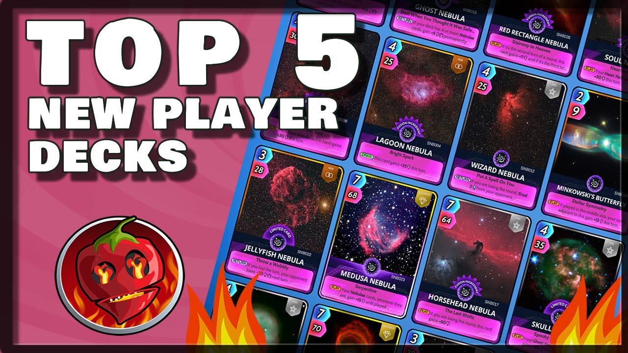 Top 5 Decks For New Players  - CUE, Cards Universe & Everything