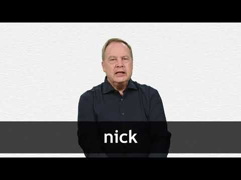 NICK definition and meaning | Collins English Dictionary