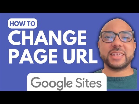 How to Change a Page URL in Google sites