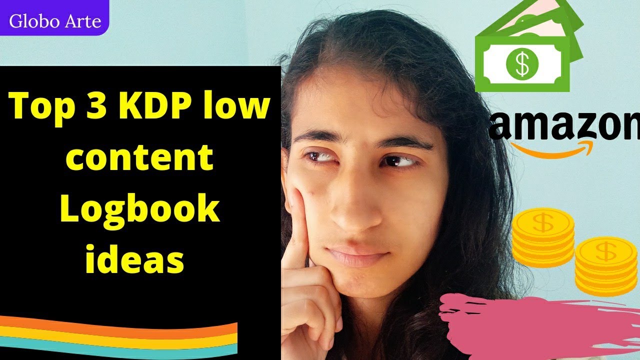 Top 3 KDP low content logbook ideas #shorts ❤️
