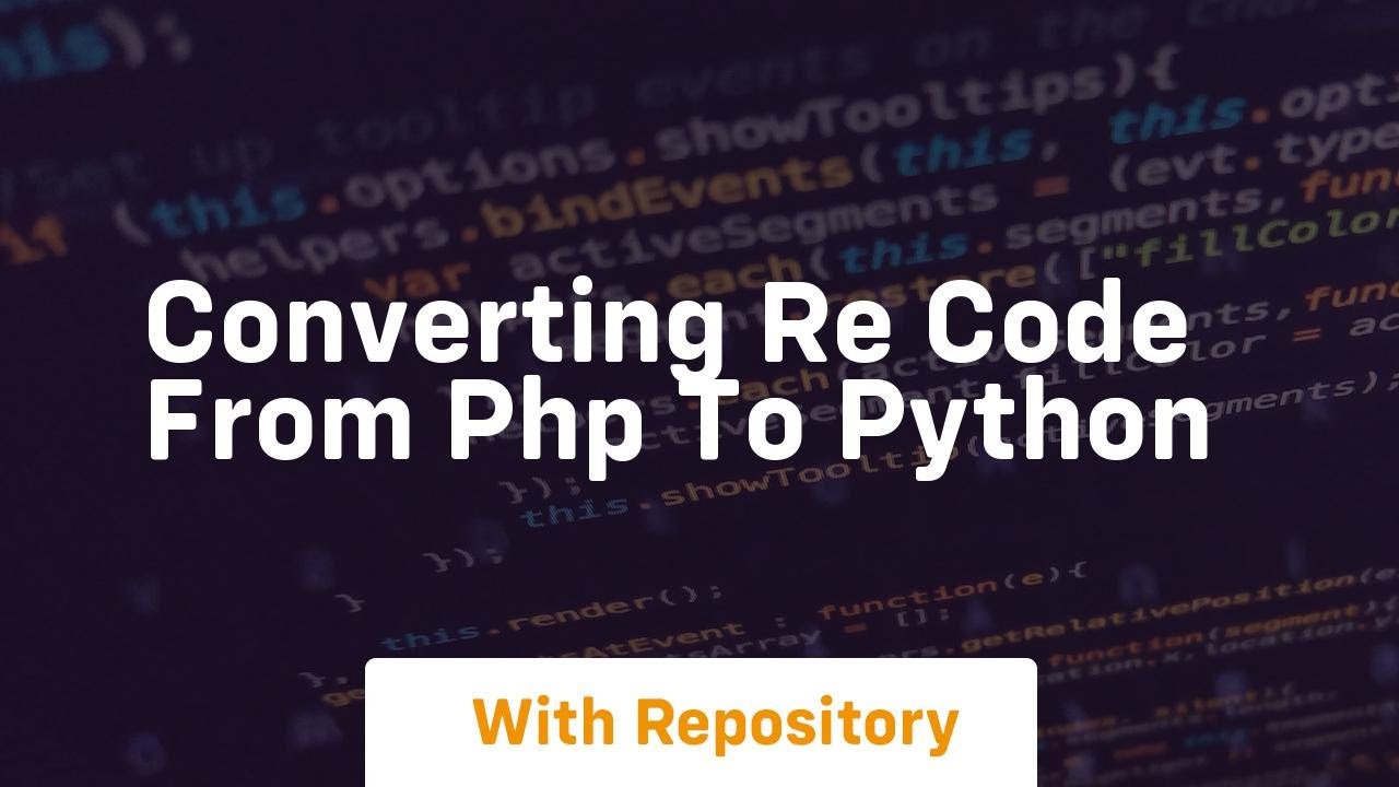 Converting RE code from PHP to Python