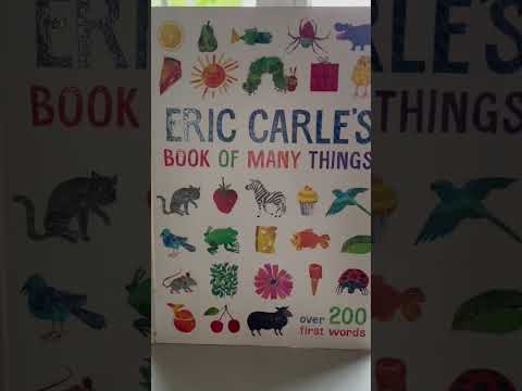 ERIC CARLE , BOOK OF MANY THINGS , #reading #bedtimestories #childrensbooks #audiobooks #books #s #m