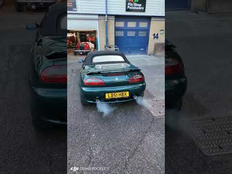 MG-TF - Upgraded gravity performance exhaust + Performance Filter fitted #cars #mgf #mgvehicles 🔊💨