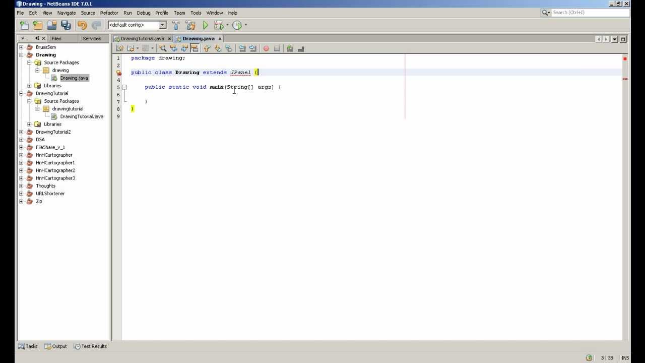 [01] Java Tutorials: How to draw something