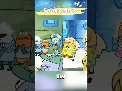 How did Squidward get his handsome face?#shorts #animation #fyp