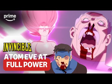 Atom Eve Reaches Full Power | Invincible Season 3 | Prime Video