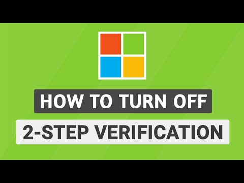 How to Turn Off Two-Step Verification on Microsoft Account!
