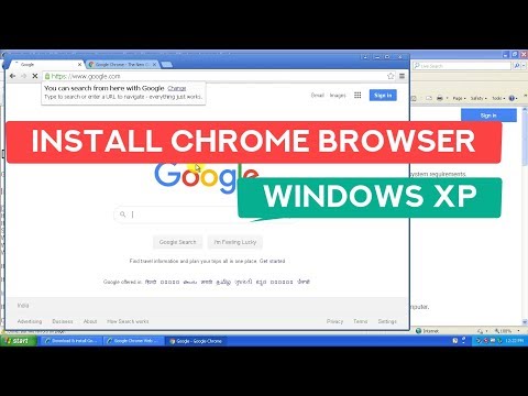 Install Chrome Browser - Windows XP