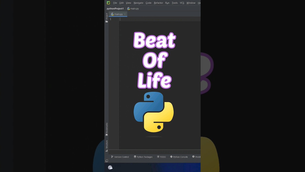 BEAT OF LIFE #python #youtube #pythontutorial