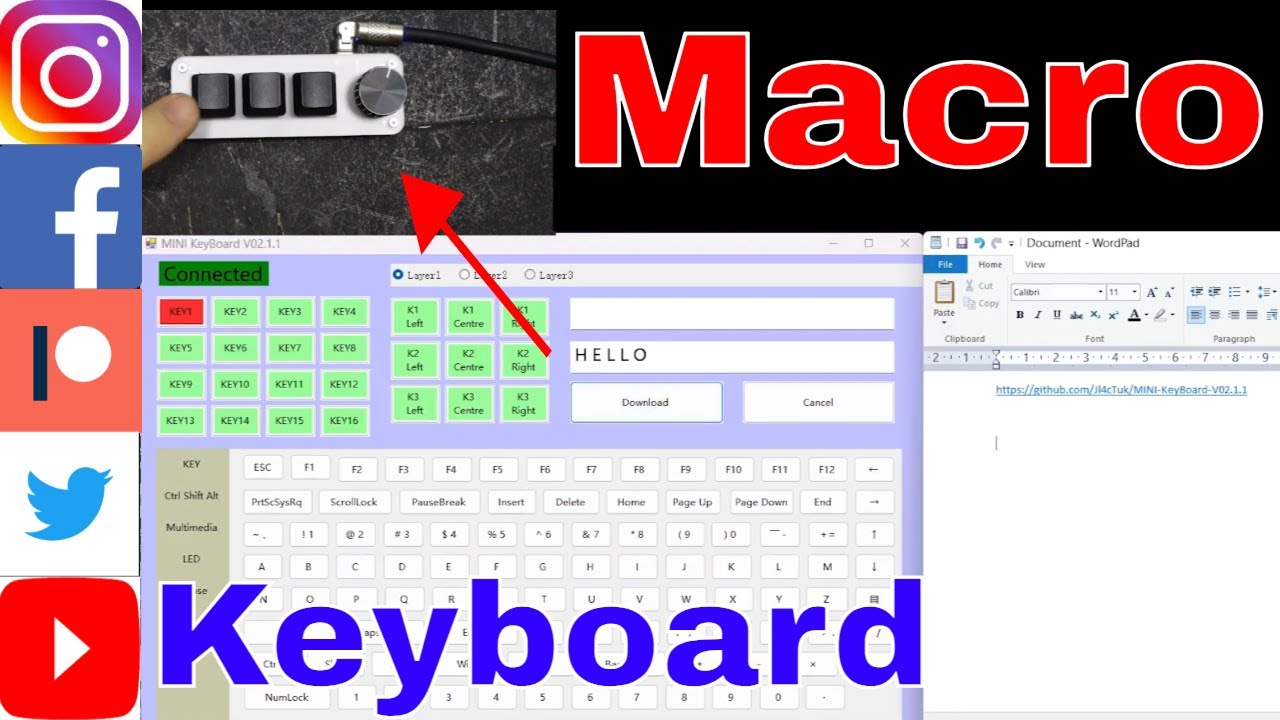 Tiny Cheap Macro Keyboard - Stream Deck or Editing Help. From AliExpress £4.85