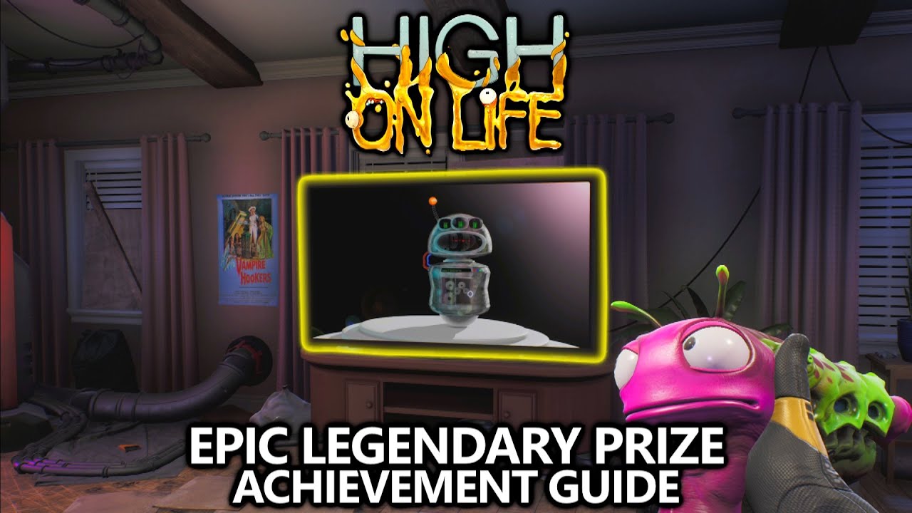 High on Life - Epic Legendary Prize Achievement Guide - Sit through the Countdown Show on TV