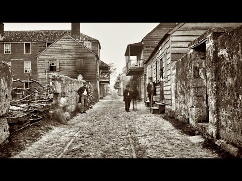 St. Augustine, FL: America’s Oldest Settlement (Founded 1565) First Photos [1865-1900] + Star Fort!