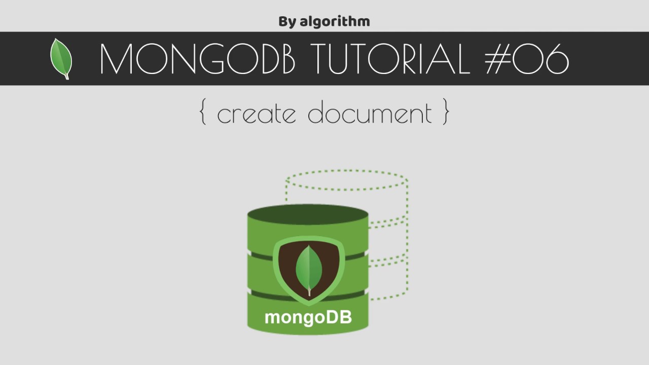 MongoDB Tutorial #06 - create document