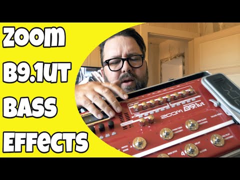 Zoom B9.1ut Bass Effects Console | Reverb