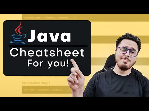 Java Cheatsheet ๐งพ for Beginners ๐ฅ๐ฅ