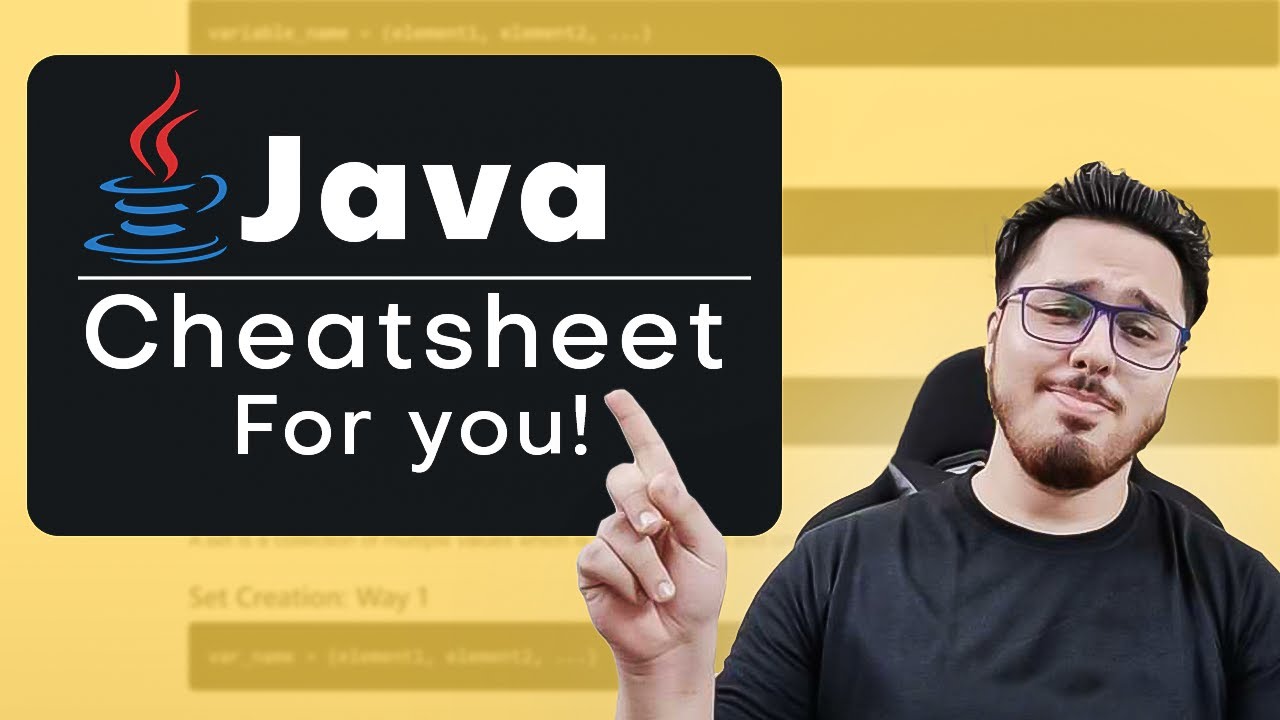 Java Cheatsheet 🧾 for Beginners 🔥🔥