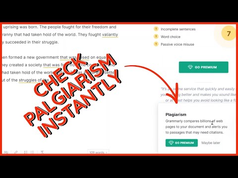 How to Check Plagiarism with Grammarly 2023?