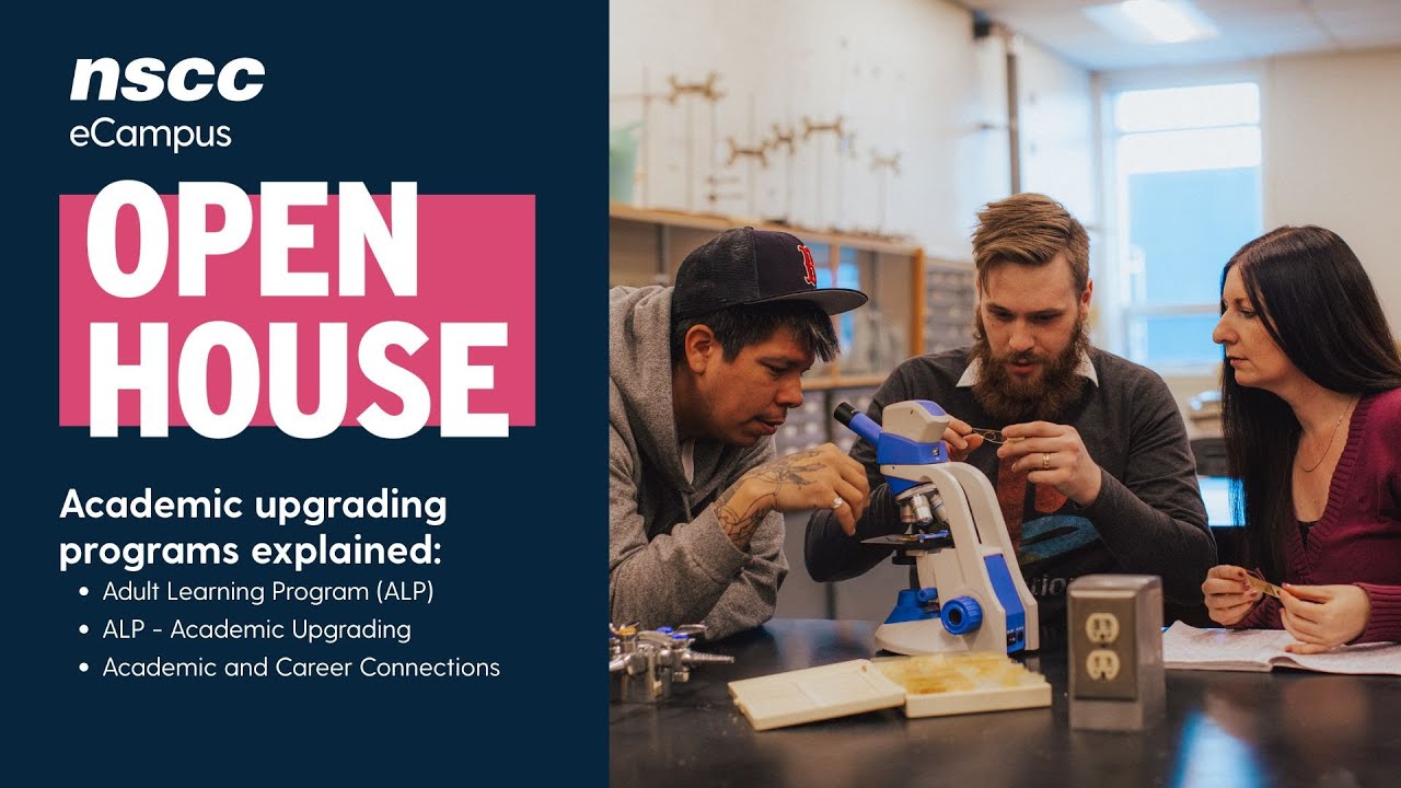 NSCC eCampus - Academic upgrading programs explained