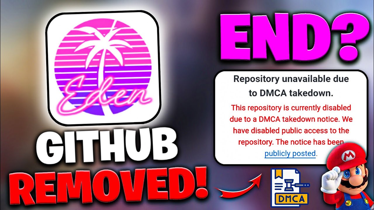 🤯 It Is The End Of Eden Emulator? | Nintendo Takes Down Eden Emulator Repository On Github