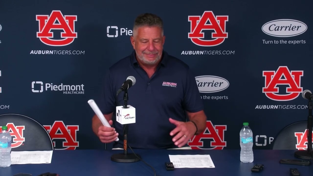 RAW: Auburn basketball coach Bruce Pearl reacts to Vermont victory