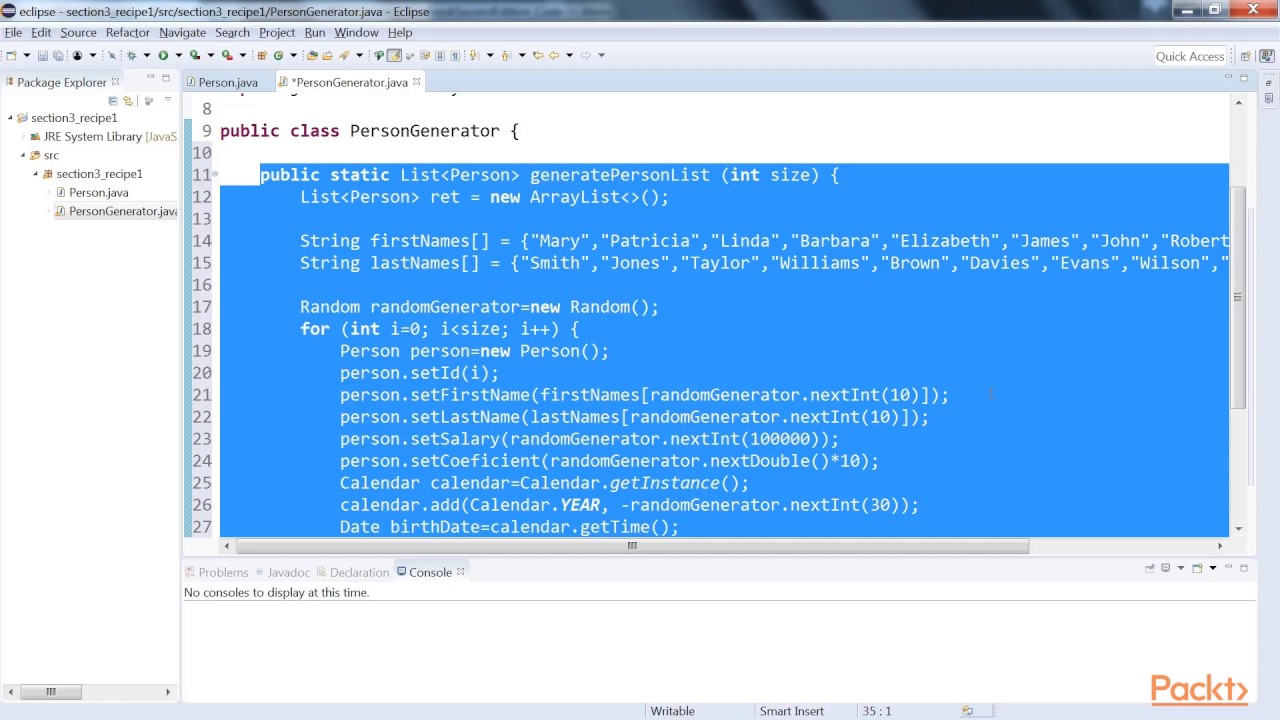 Java 9 Concurrency - High-Level Elements : Creating Streams from Different Sources | packtpub.com