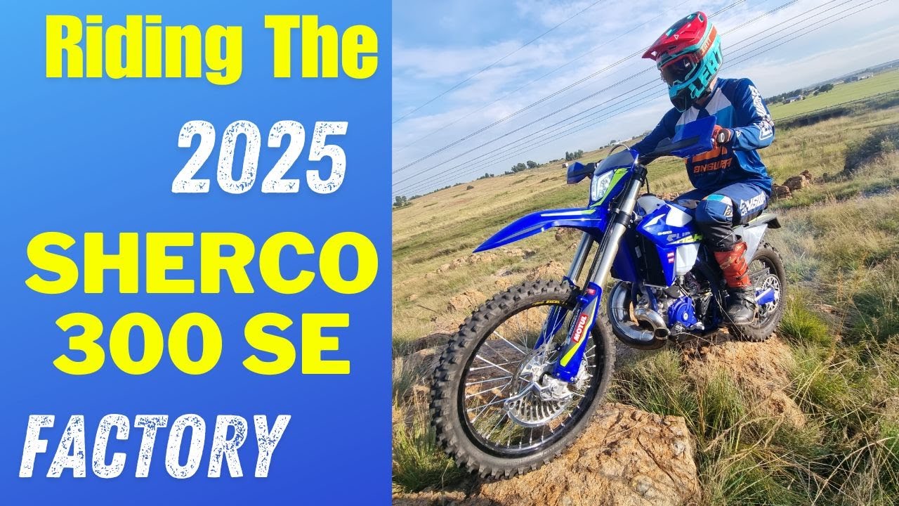 The 2025 Sherco 300 SE Factory - Dirt And Trail Bike Magazine