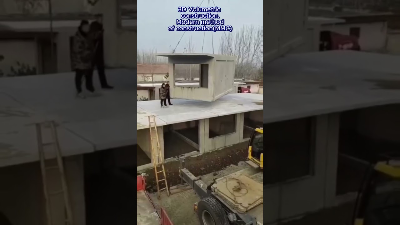 3D VOLUMETRIC CONSTRUCTION (MMC) MODERN METHOD OF CONSTRUCTION
