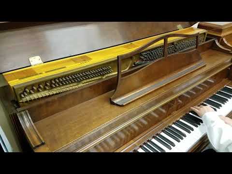 Steinway Model "40" Console 42" Upright Piano in Walnut Mfg | Reverb