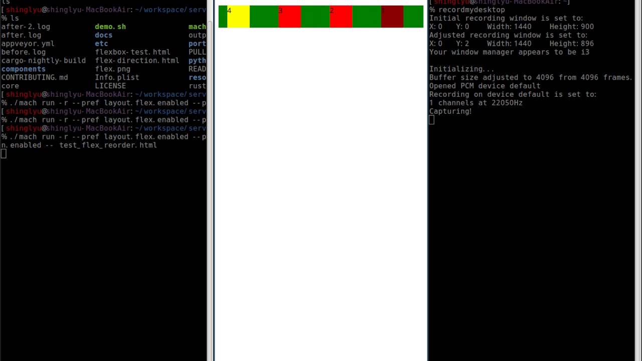 Servo Flexbox Order Reflow