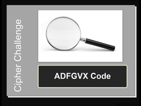 Cipher Challenge: ADFGVX Code
