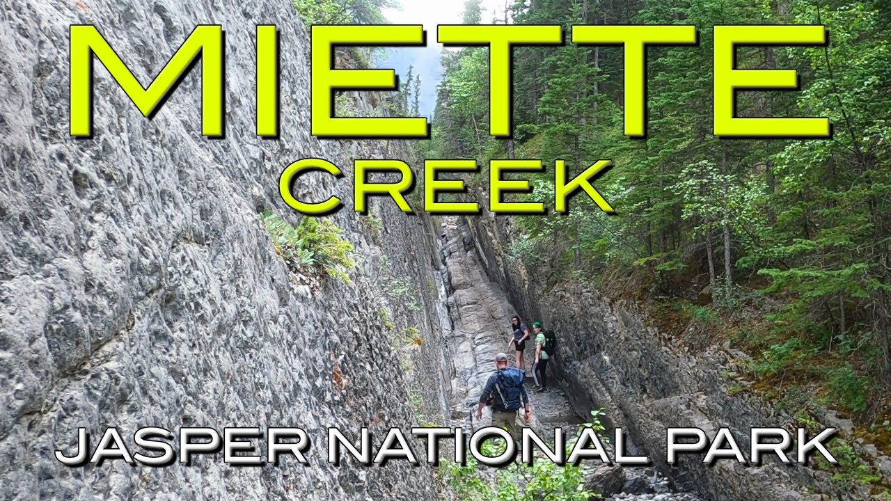 Miette Creek Hike | Hidden Slot Canyon in Jasper National Park,Canada Adventure Vlog